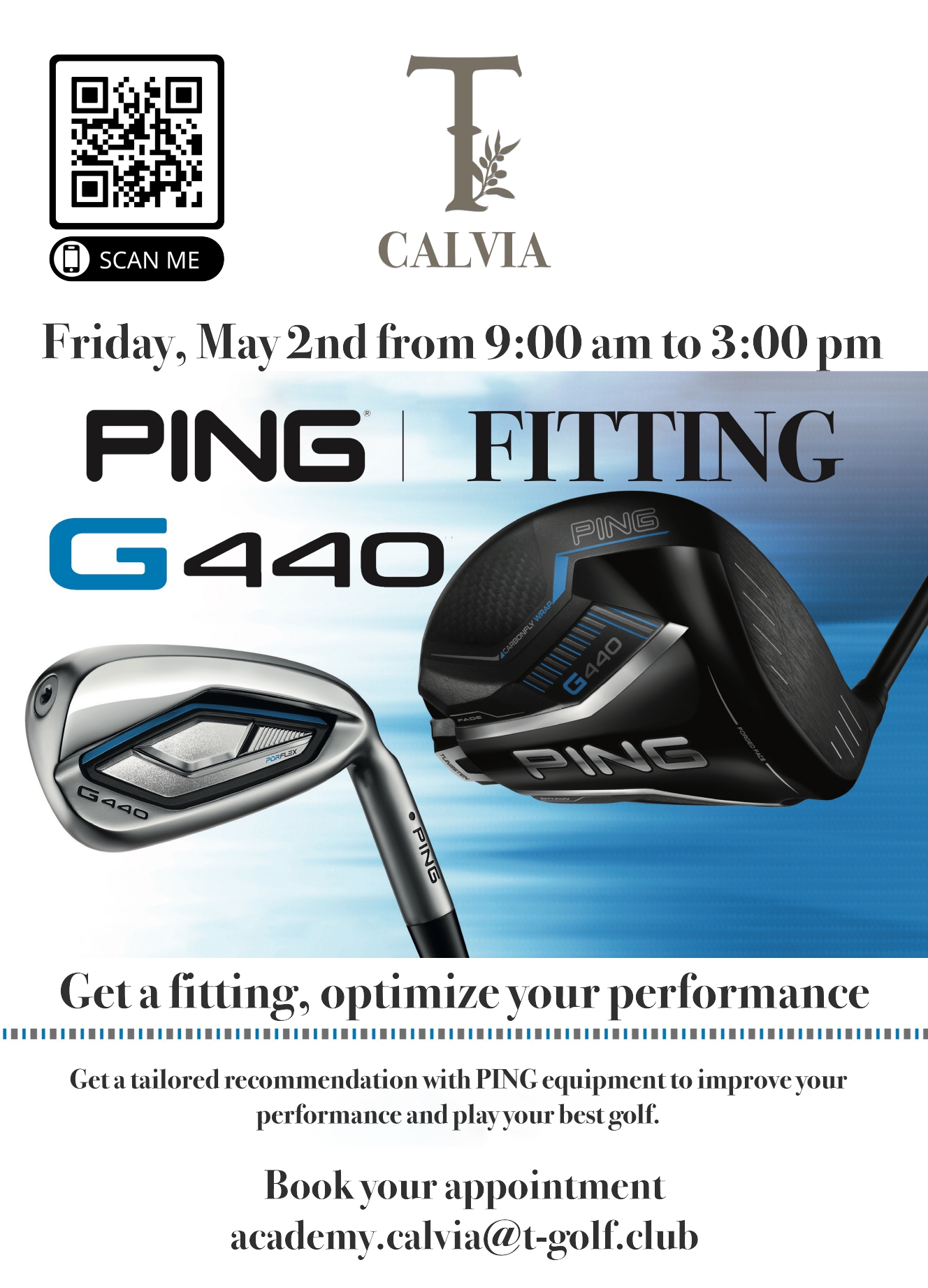 PING Fitting Day - 2nd of May 2025 at T Golf Calvia - T Golf